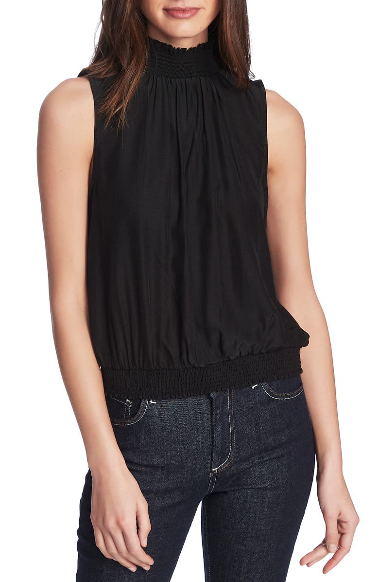 Court & Rowe Smock Detail Satin Halter Top | Nordstromrack