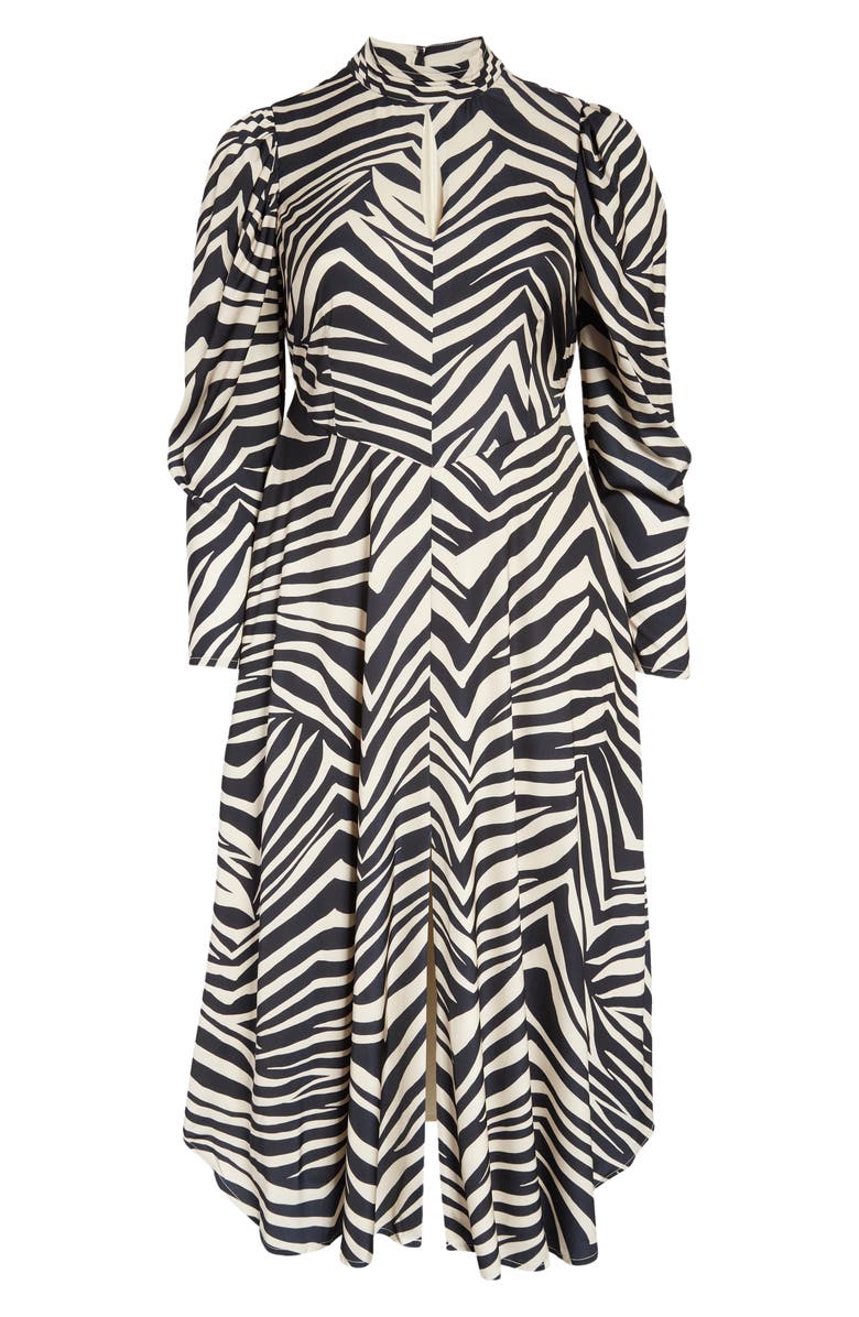 11 Honoré Leela Zebra Print Long Sleeve Dress | Nordstromrack