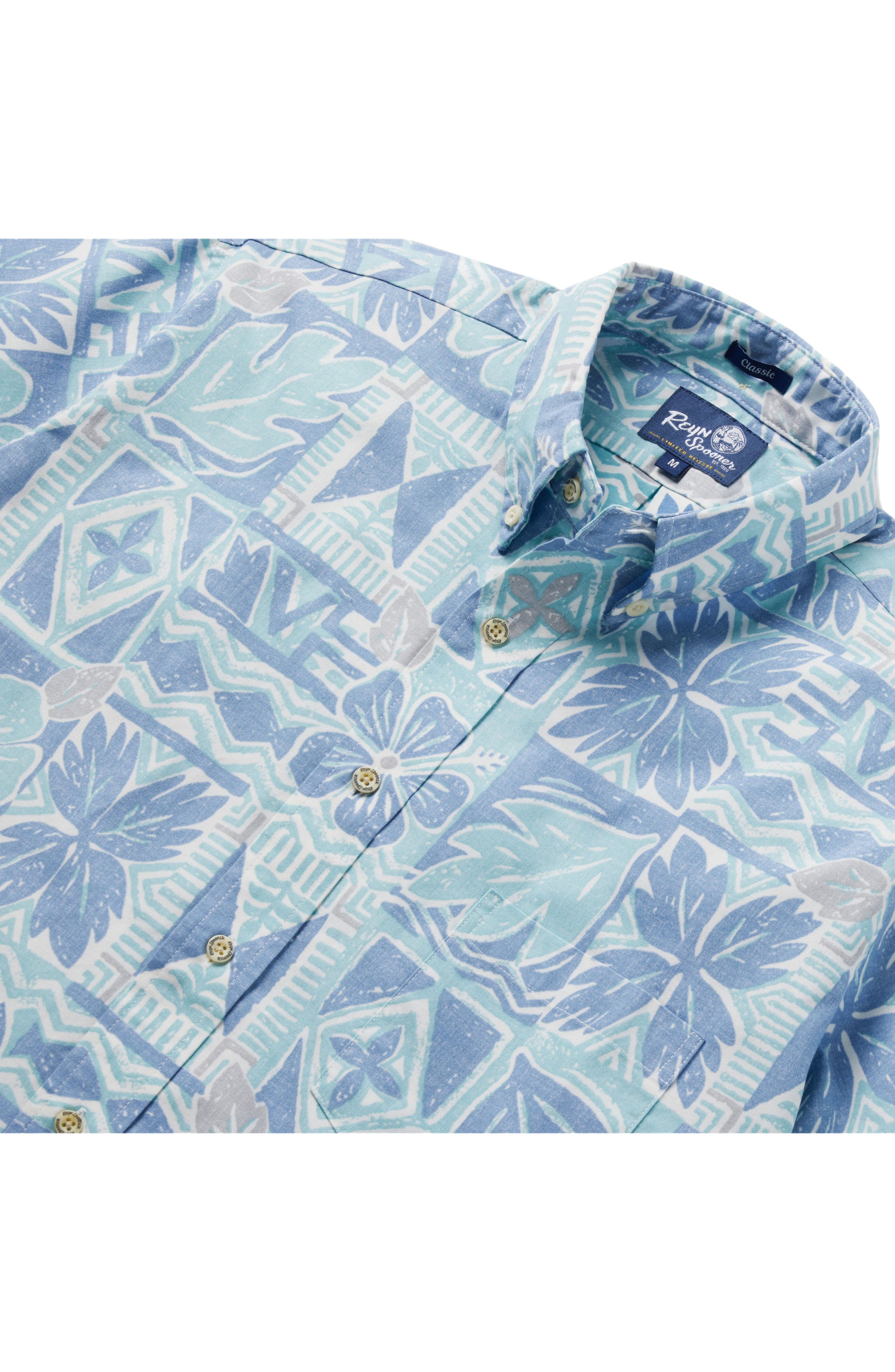 Reyn Spooner Kapa Story Classic Fit Short Sleeve Button-Down Shirt ...