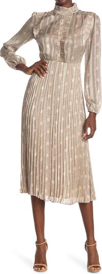ba&sh Paris Floral Long Sleeve Midi Dress | Nordstrom