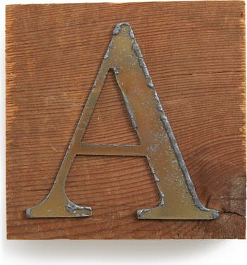 Second Nature By Hand Repurposed Wood Block Art | Nordstrom