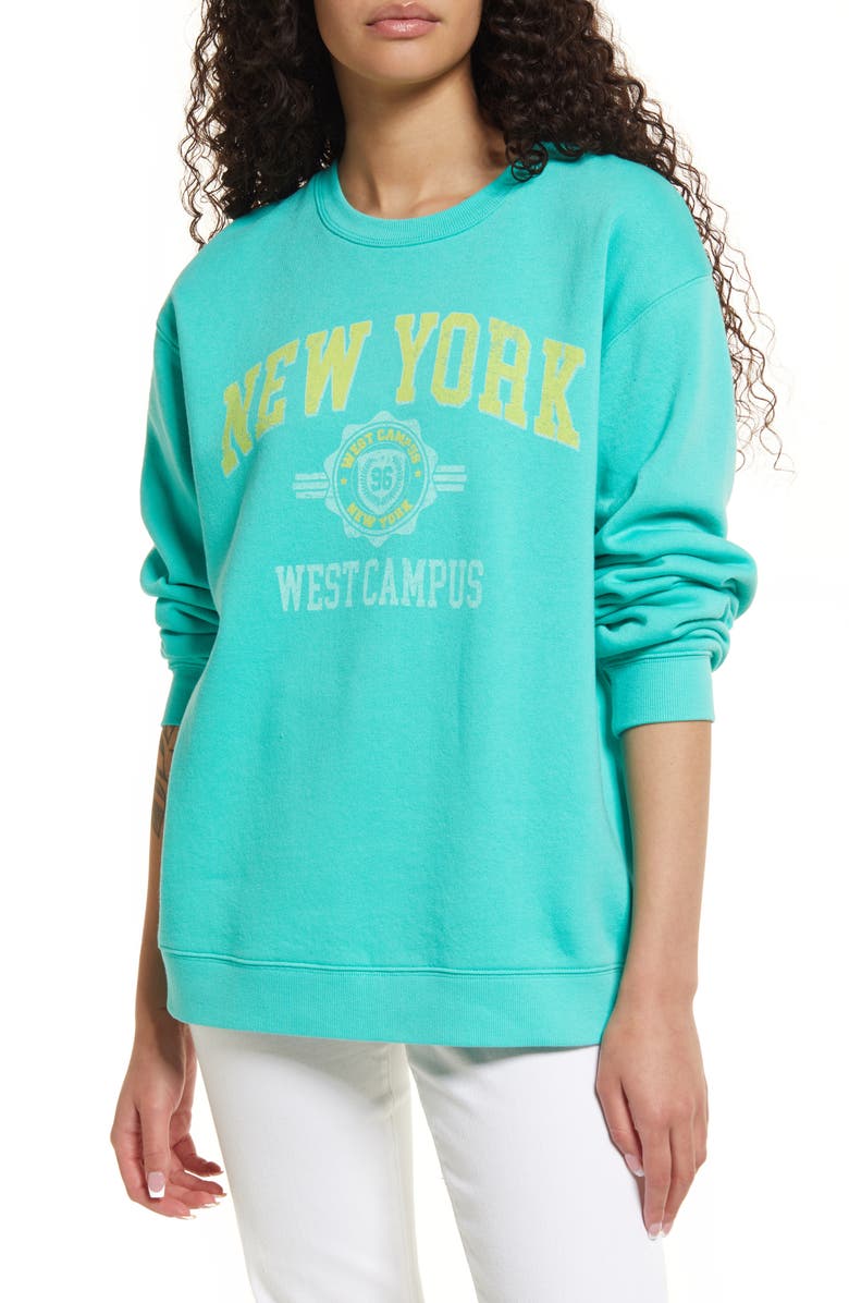 Vinyl Icons New York Campus Cotton Blend Sweatshirt | Nordstromrack