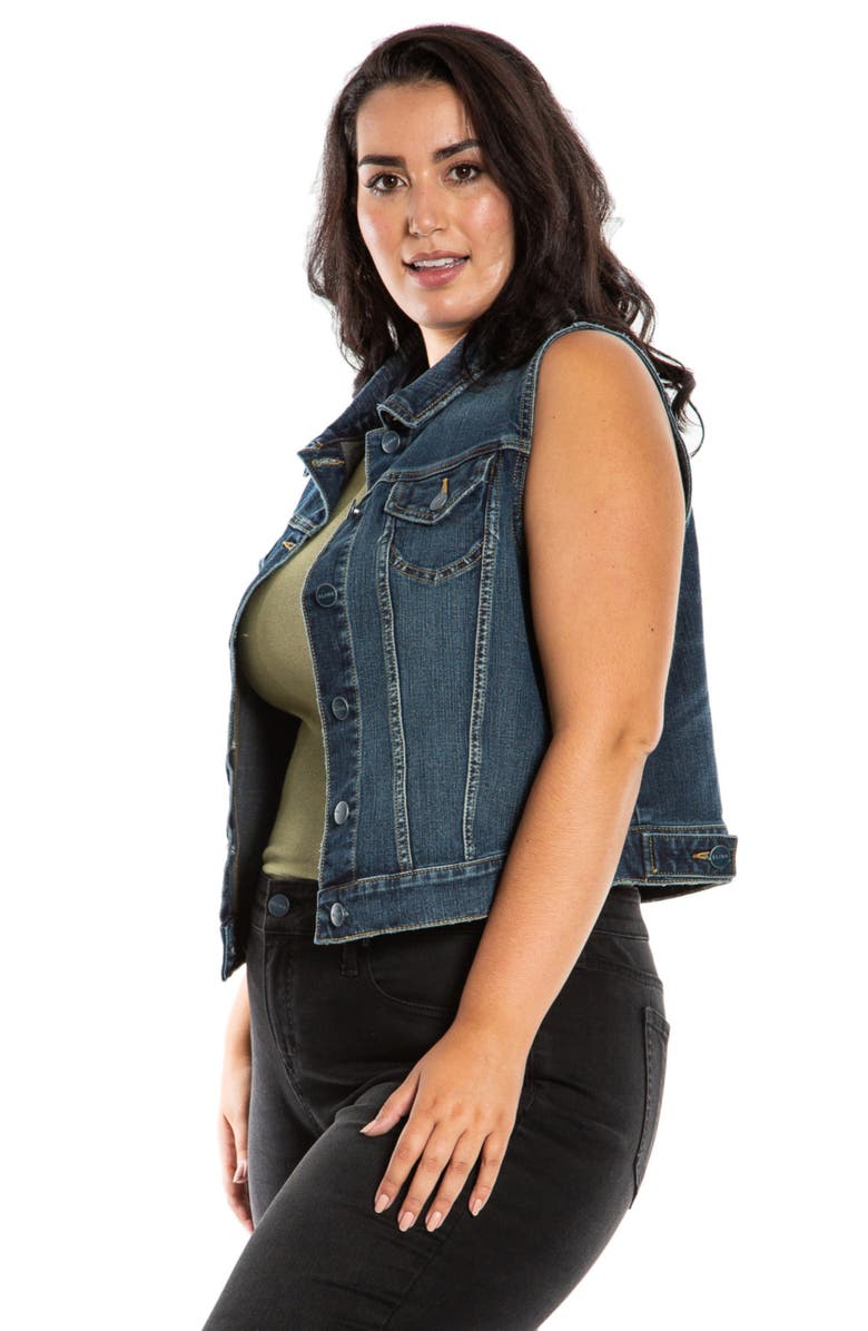 SLINK Jeans Distressed Denim Vest | Nordstromrack