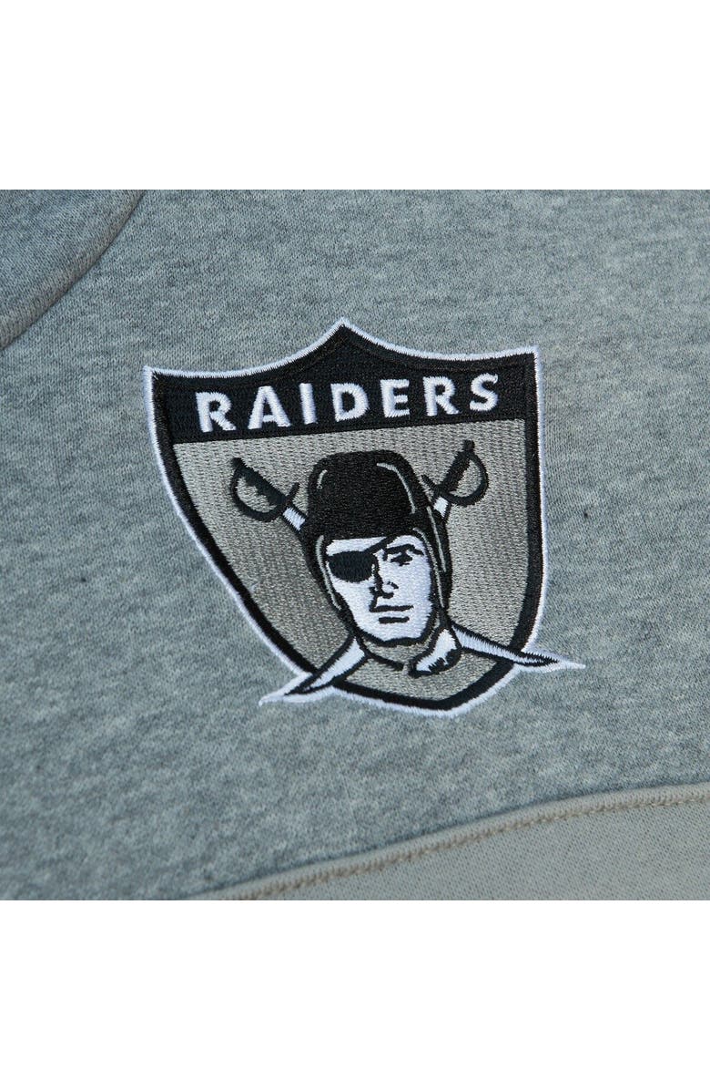 Mitchell & Ness Men's Mitchell & Ness Black/Gray Oakland Raiders Head ...