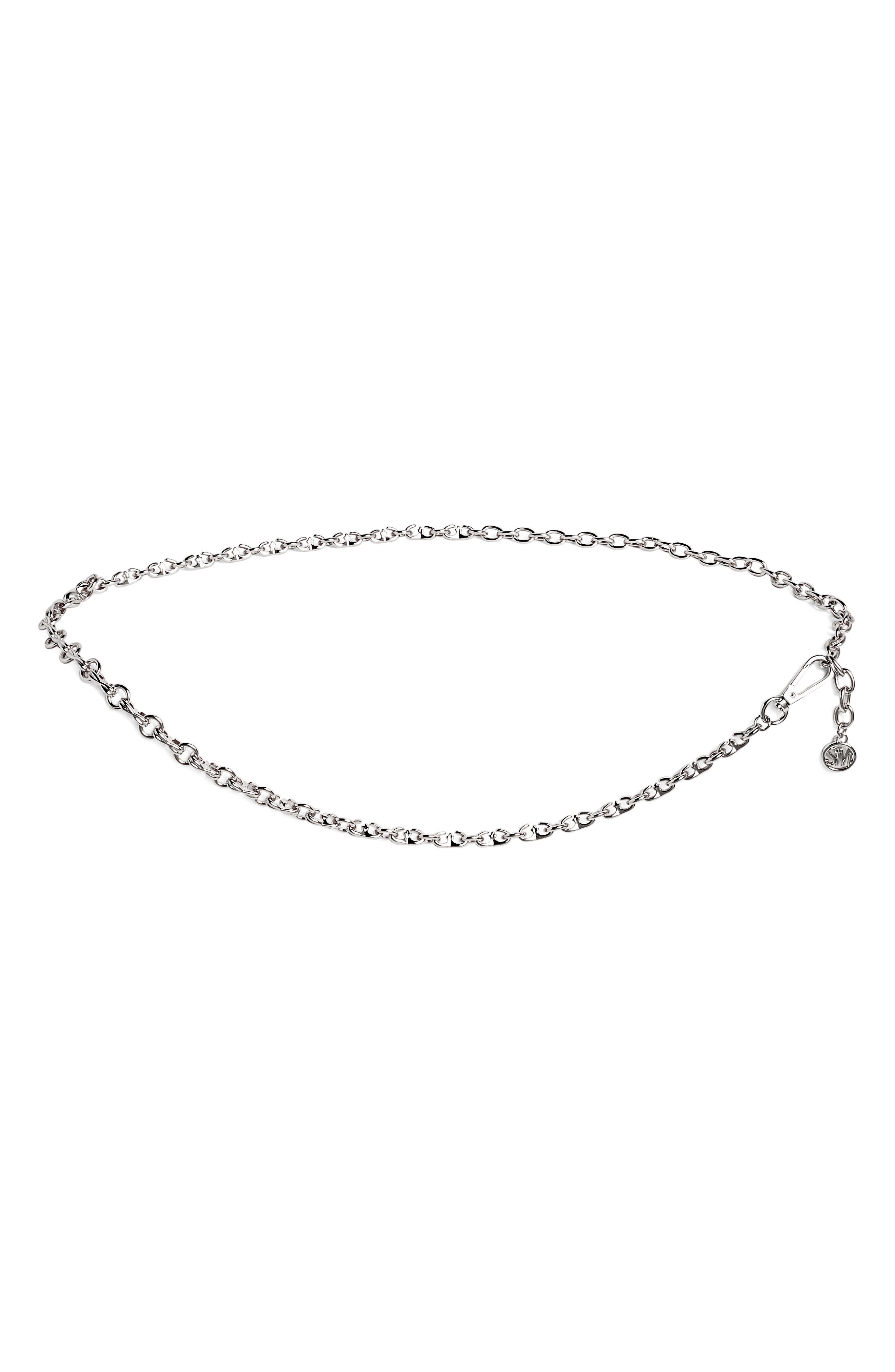 Steve Madden Mini Bevel Link Chain Belt | Nordstromrack