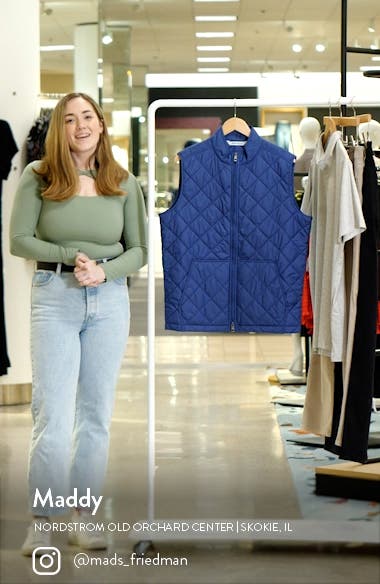 Peter Millar Bedford Water Resistant Quilted Vest | Nordstrom