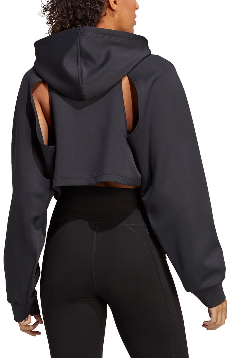 adidas HIIT Training Power Crop Hoodie | Nordstromrack