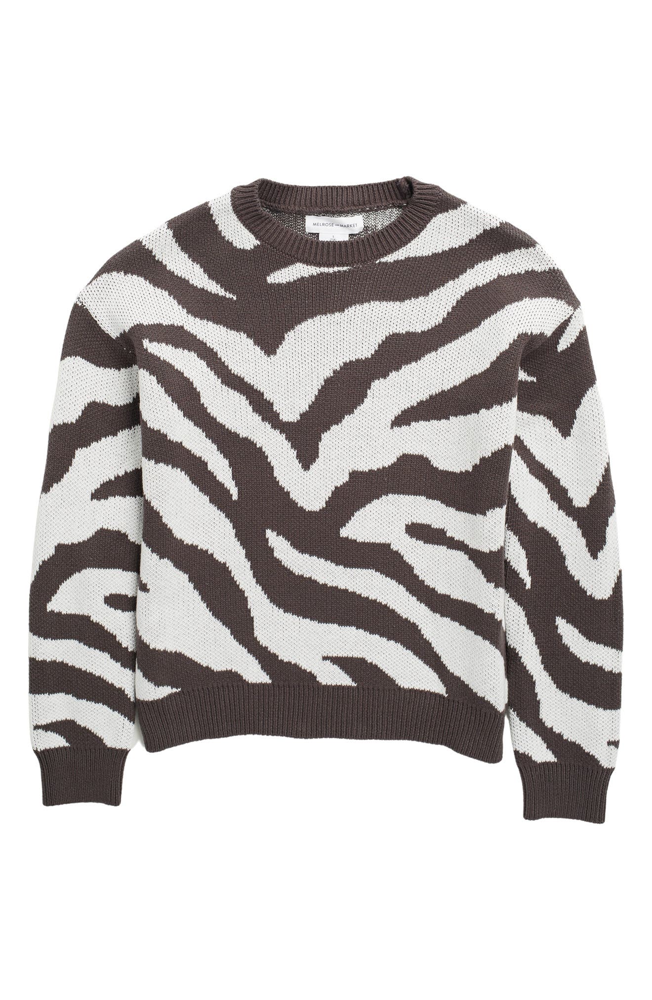 Melrose and Market Kids' Long Sleeve Print Sweater | Nordstromrack