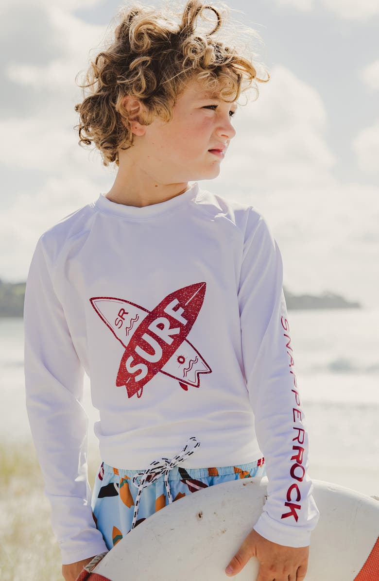 Snapper Rock Kids' Surf Long Sleeve Rashguard | Nordstrom