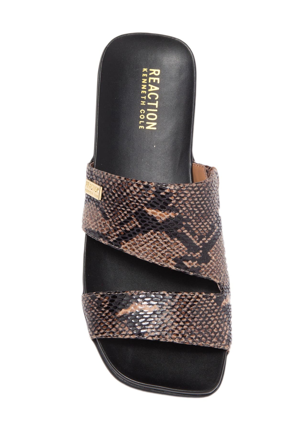 Kenneth Cole Cutout Snake Print Slide Sandal | Nordstromrack