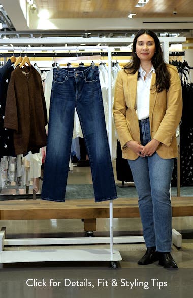 MOTHER Lil Kick It High Waist Straight Leg Jeans | Nordstrom