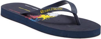 OCEAN PACIFIC Print Flip Flop | Nordstromrack