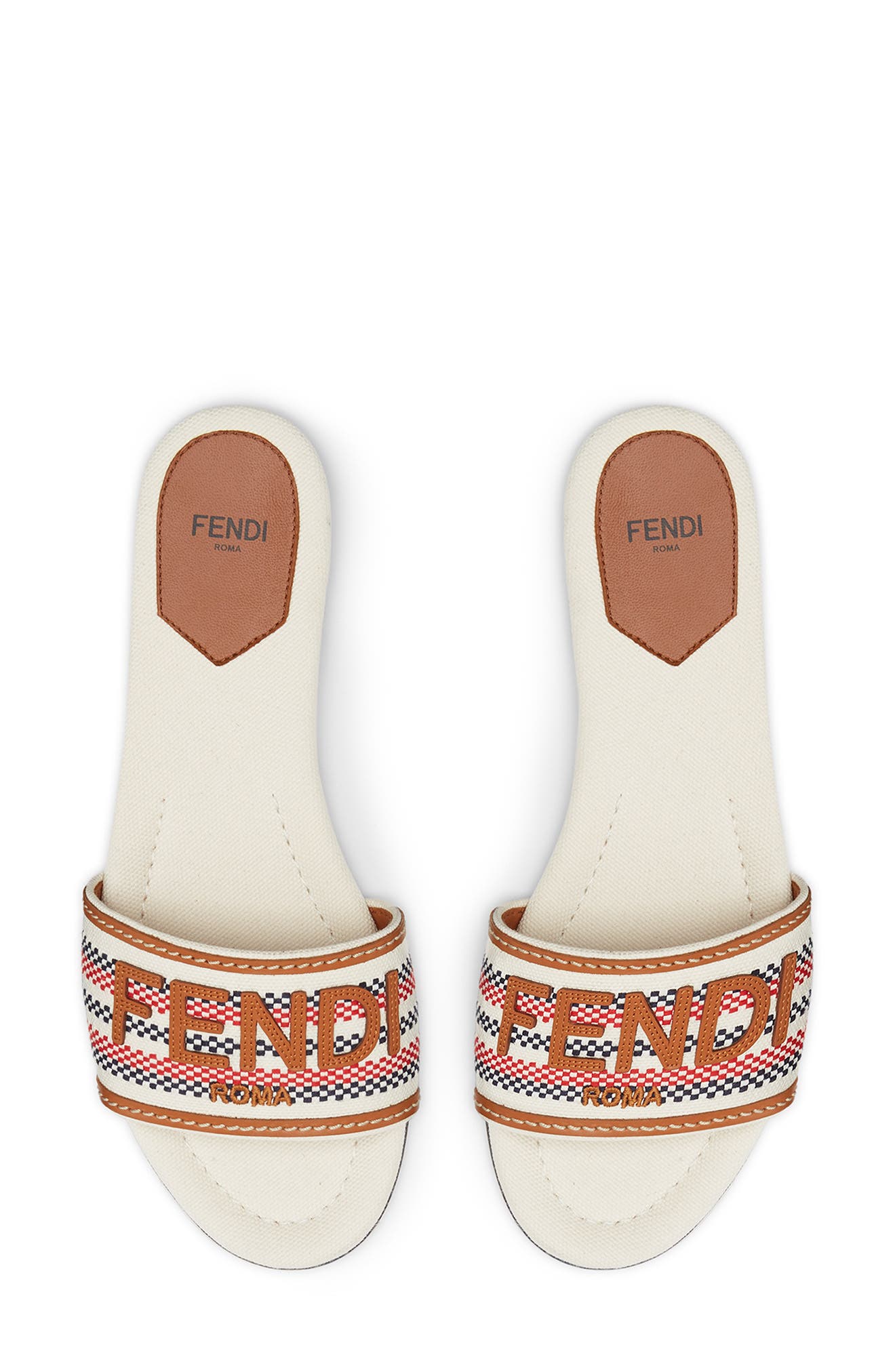 Fendi Signature Logo Slide Sandal (Women) | Nordstromrack