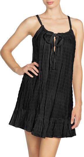 Robin Piccone Fiona Stretch Cotton Cover-Up Dress | Nordstrom