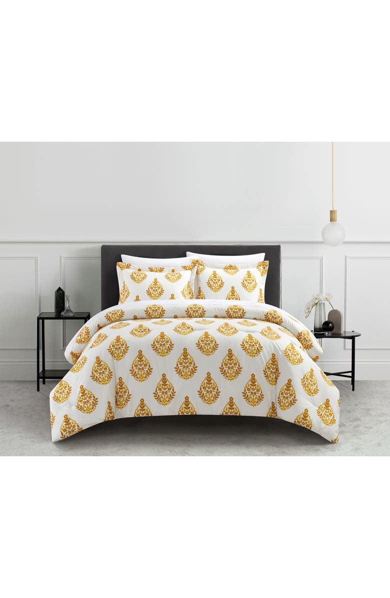CHIC Amelia Floral Medallion 7-Piece Bedding Set - King | Nordstromrack