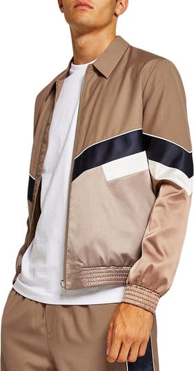 Topman Chevron Track Jacket | Nordstrom