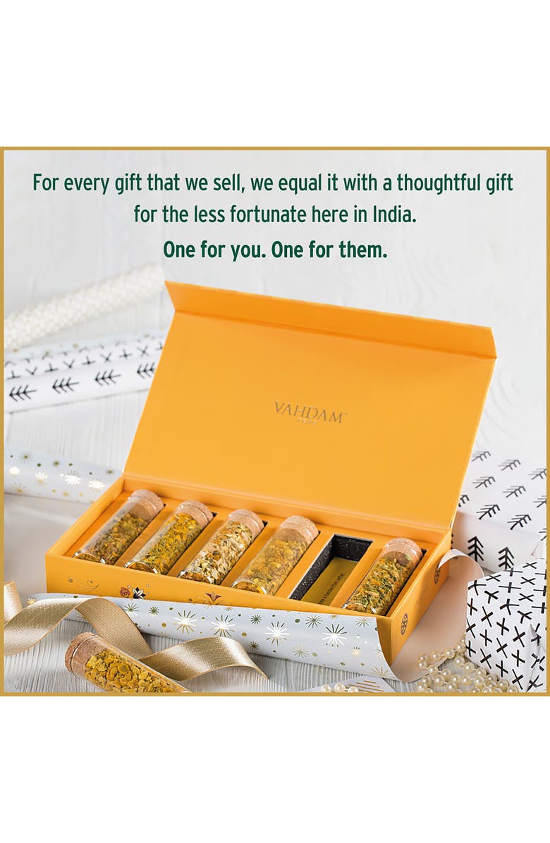 VAHDAM Teas Turmeric Tea Tales Set of Six Loose Leaf Teas | Nordstromrack