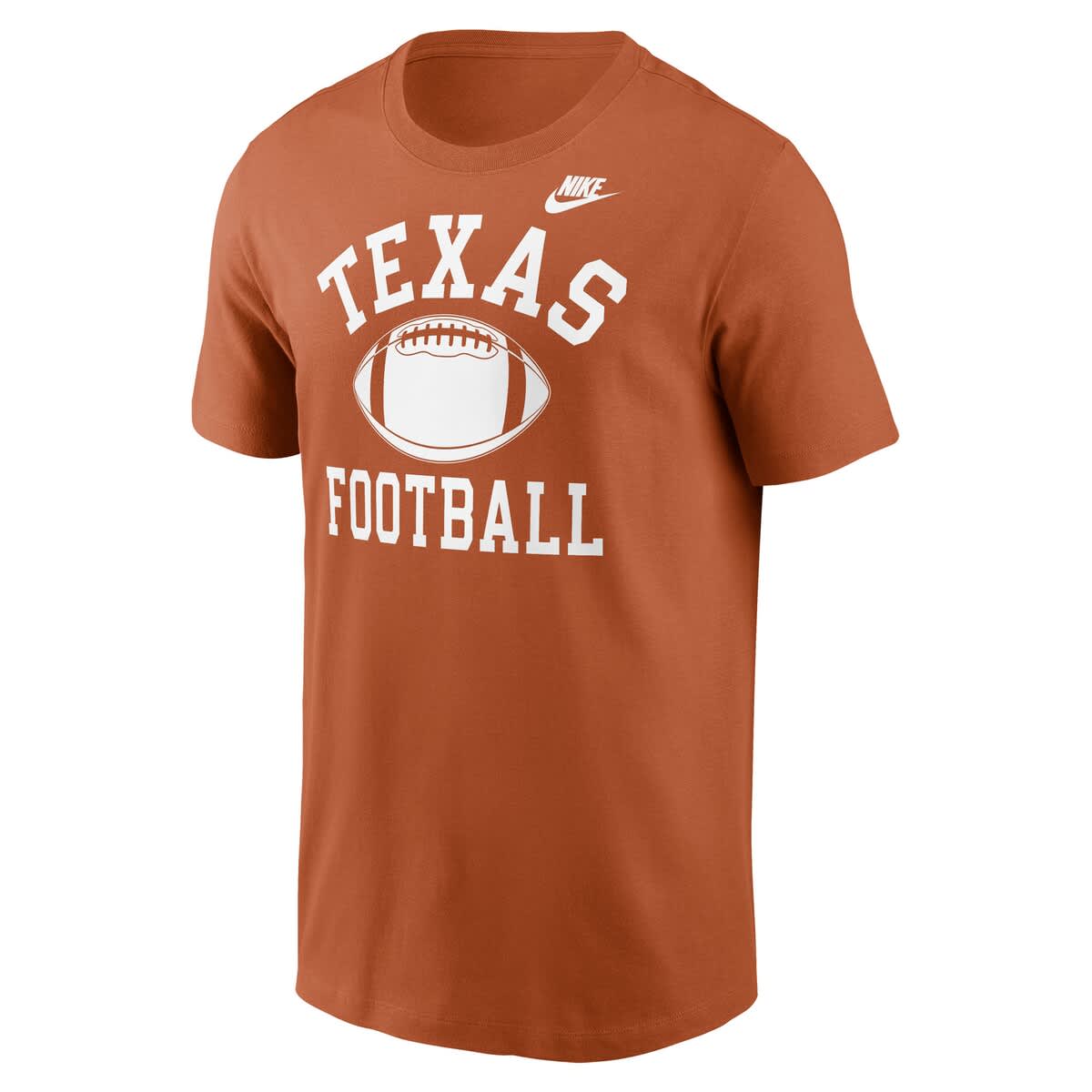 Nike Men's Nike Texas Orange Texas Longhorns Legacy Football Icon T ...