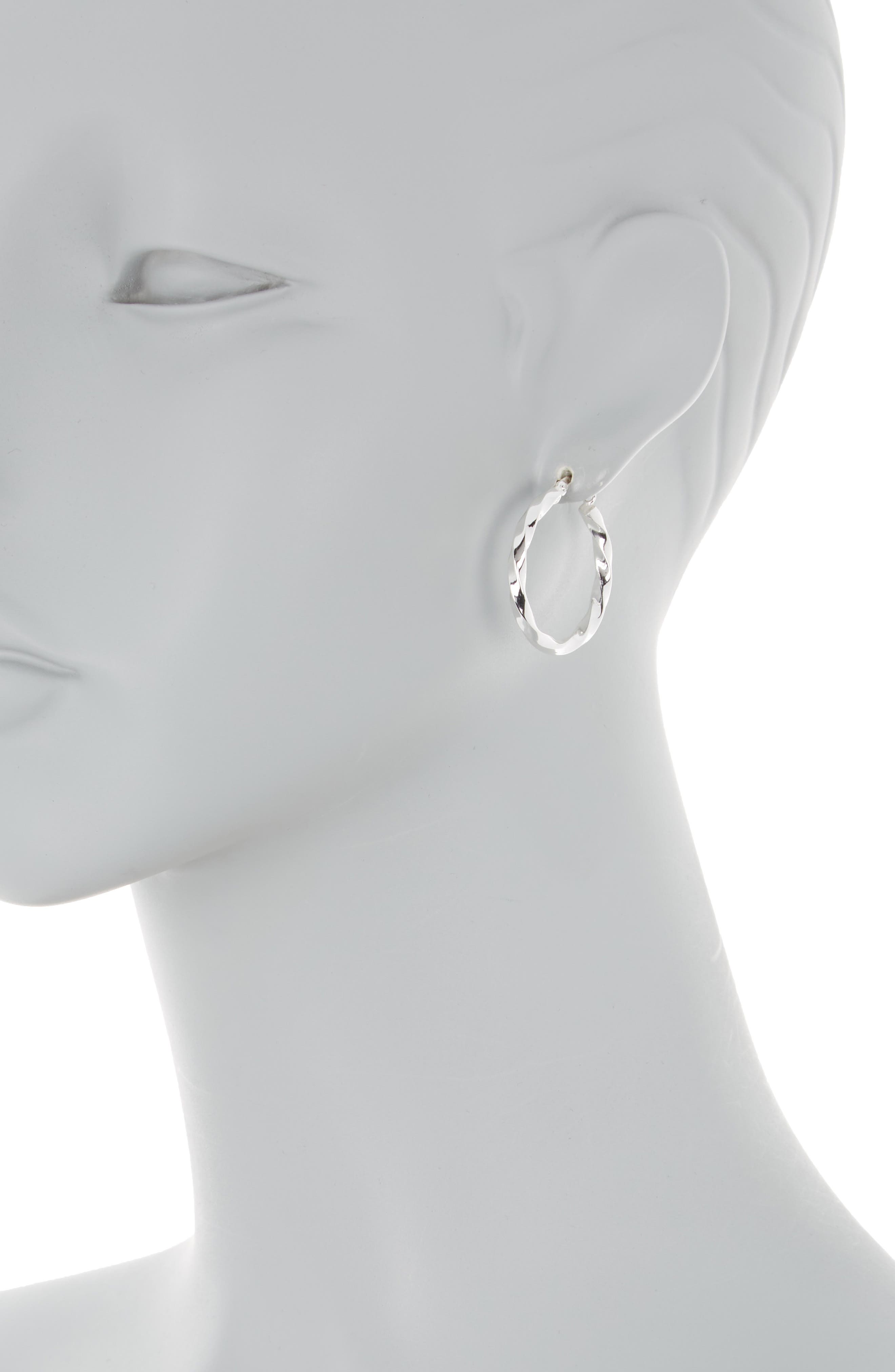 Argento Vivo Sterling Silver Twisted Hoop Earrings | Nordstromrack