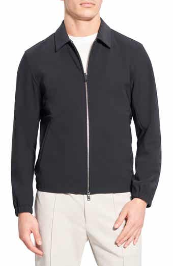 Theory Zip-Up Brushed Cotton Twill Jacket | Nordstrom Theory Zip-Up Brushed Cotton Twill Jacket | Nordstrom