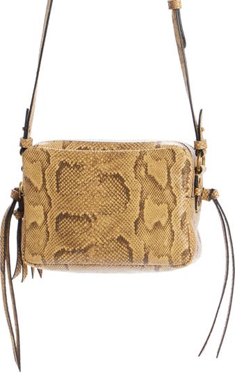 Isabel Marant Wardy Snakeskin Print Leather Camera Bag | Nordstromrack