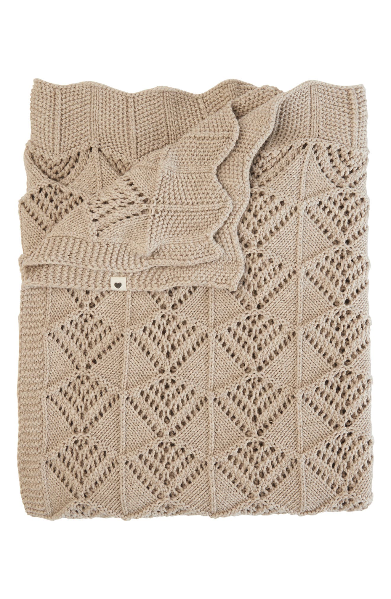 BIBS Organic Cotton Wavy Knit Baby Blanket | Nordstrom