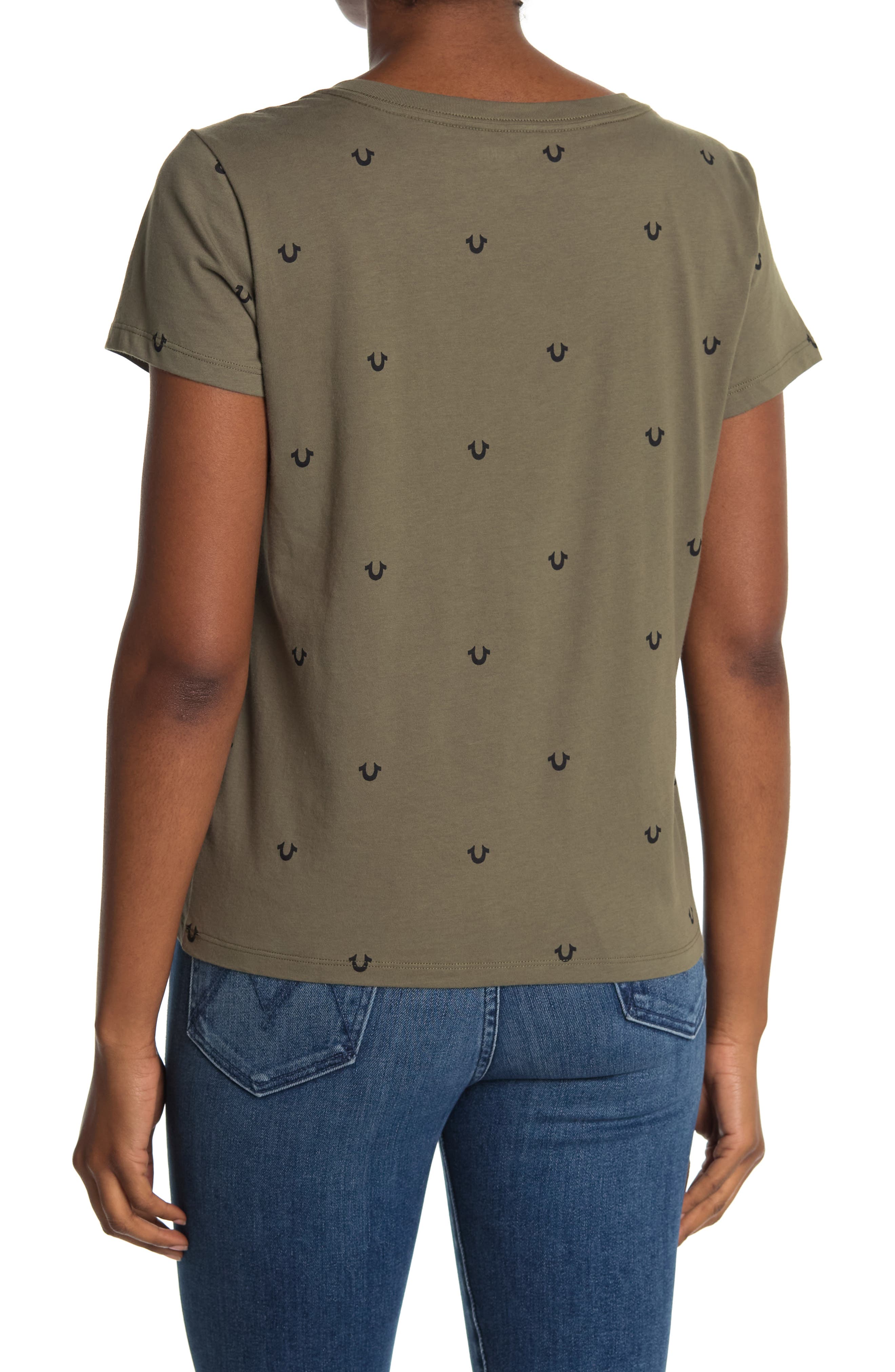 True Religion Logo Print V-Neck T-Shirt | Nordstromrack