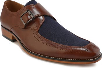 Gino Vitale Moc Toe Monk Strap Loafer (Men) | Nordstromrack