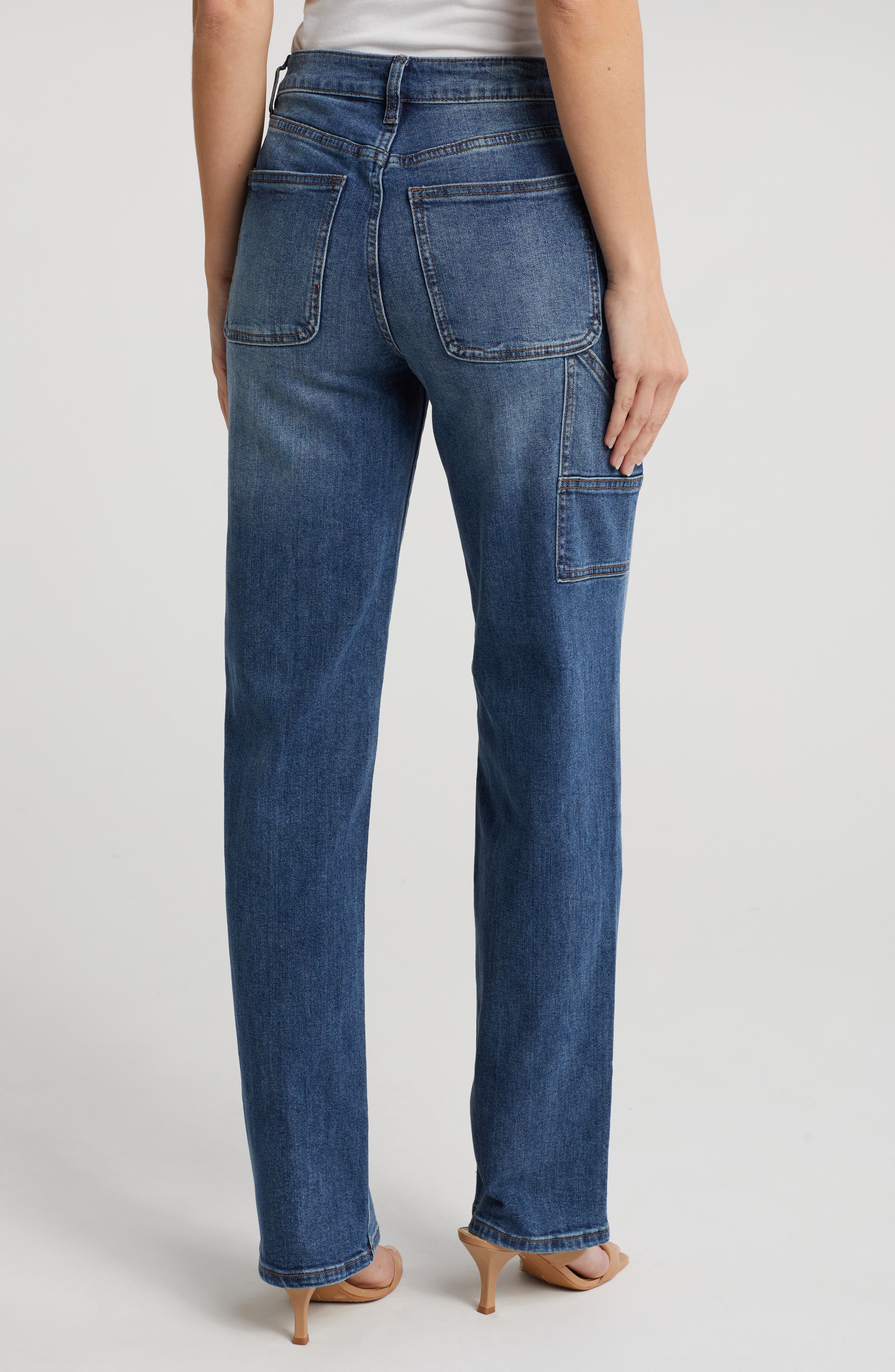STS Blue Allison High Waist Straight Leg Jeans | Nordstromrack