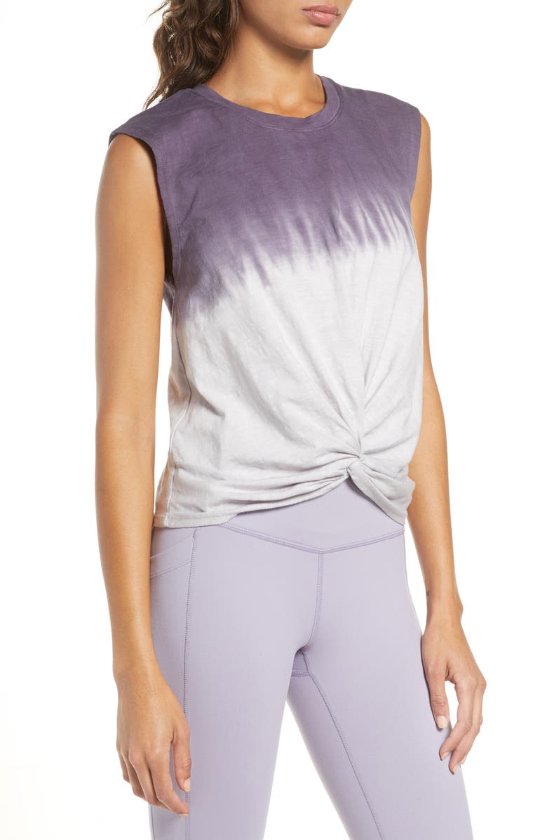 Zella Twist Around Dip Dye Tank Top | Nordstromrack