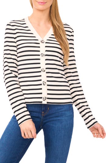 CeCe Stripe Cardigan | Nordstrom