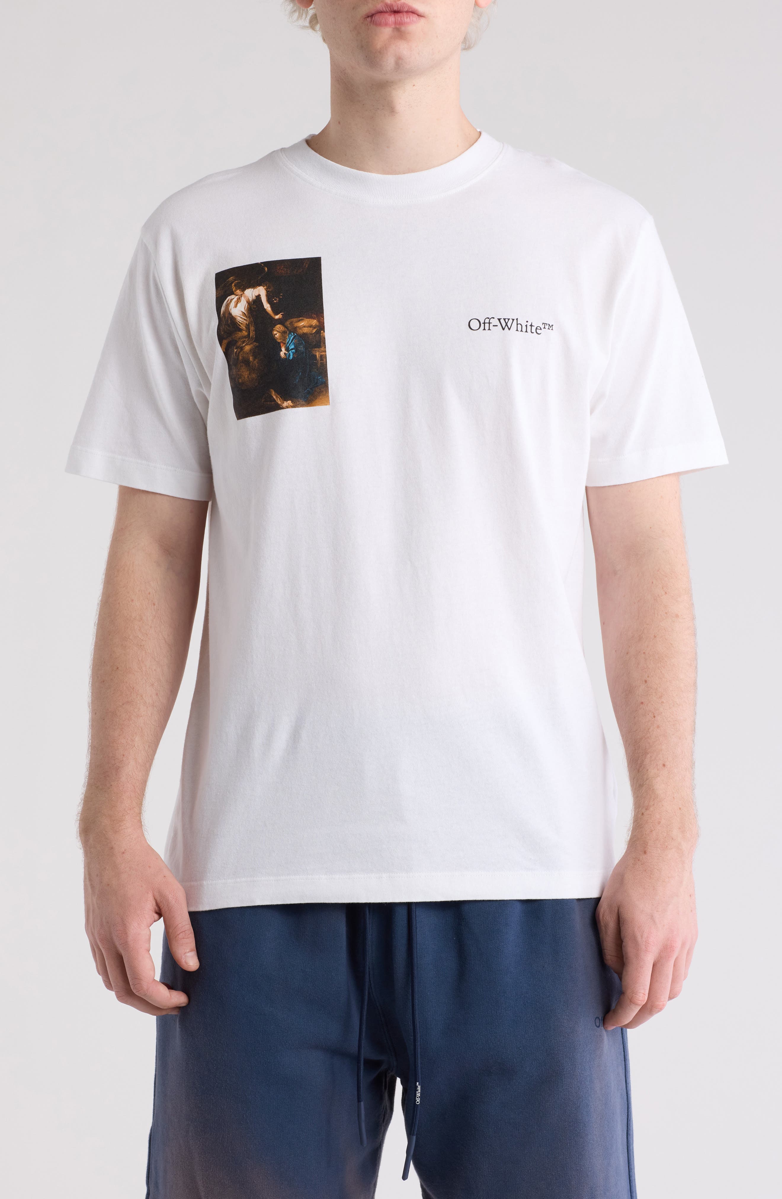 Off-White Caravaggio Lute Player Graphic T-Shirt | Nordstromrack
