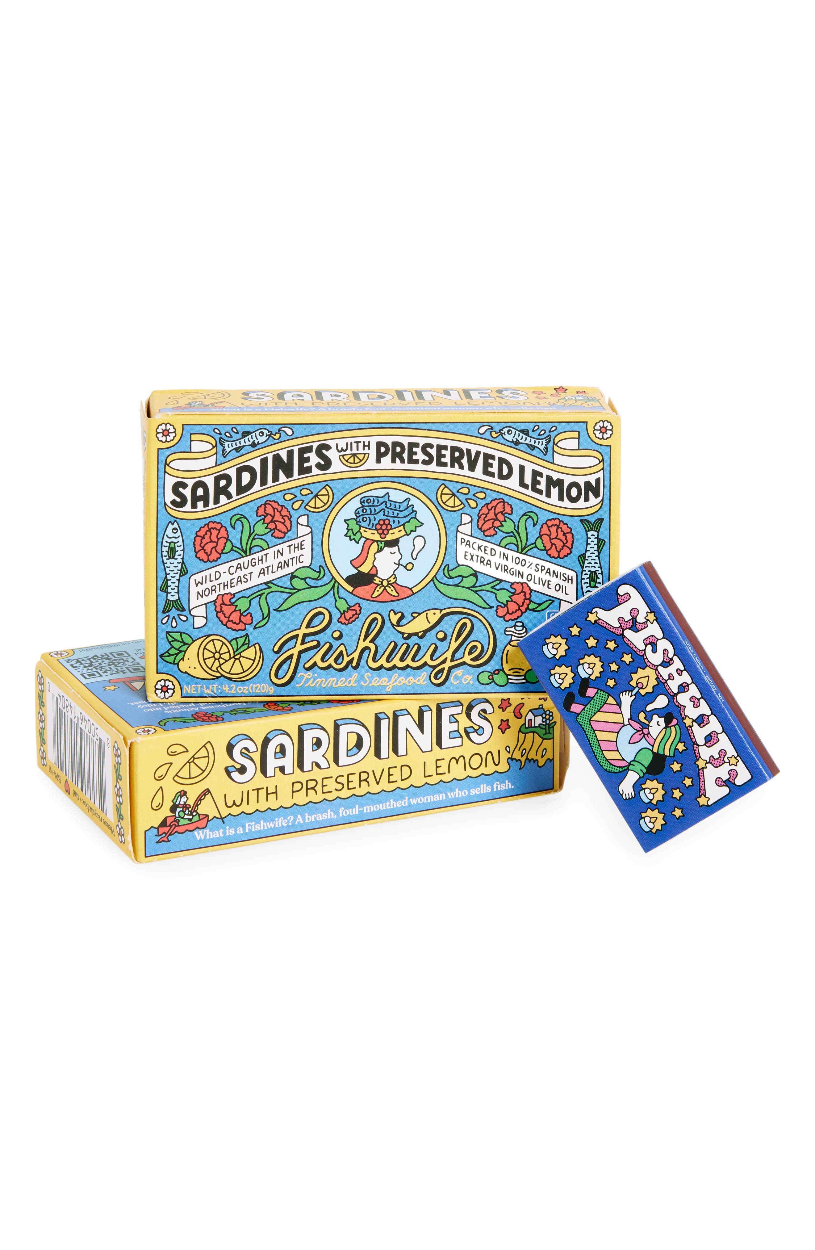 Fishwife Tinned Seafood Co. Sardines with Preserved Lemon | Nordstrom