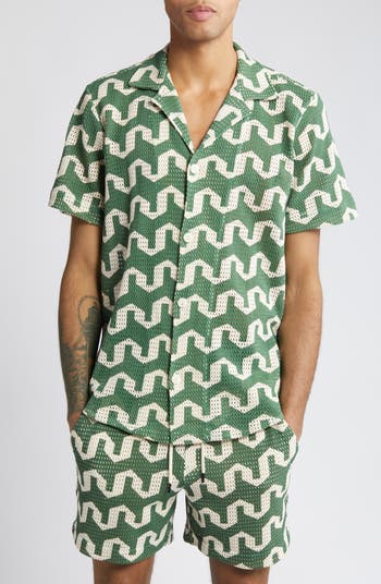 OAS Atlas Net Camp Shirt | Nordstrom