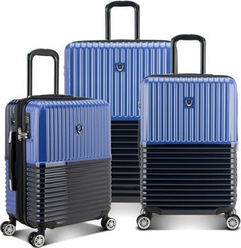 TRAVELERS CHOICE Jericho Two-Tone 3-Piece Hardside Luggage Set ...
