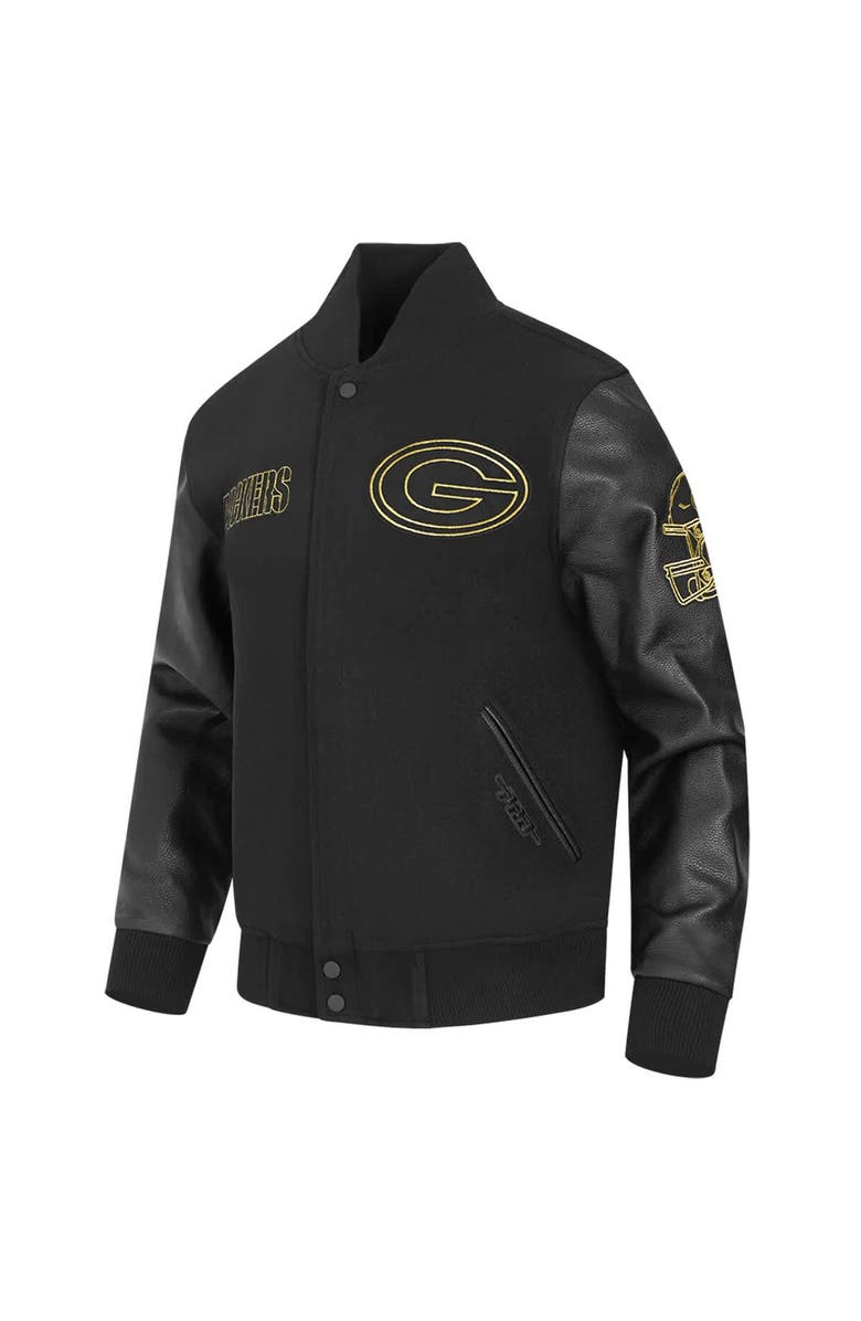 PRO STANDARD Men's Pro Standard Black Green Bay Packers Full-Zip ...