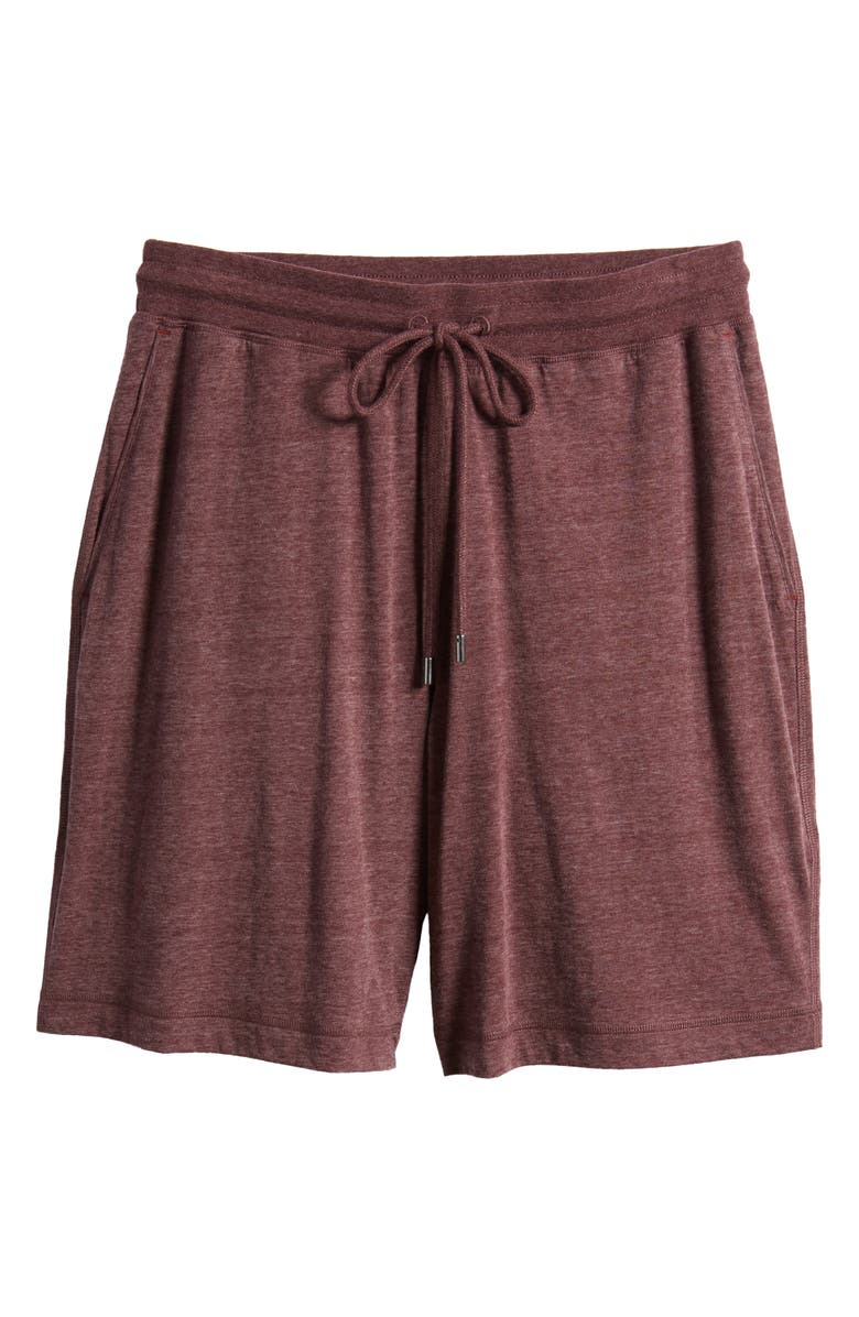 Daniel Buchler Heathered Recycled Cotton Blend Pajama Shorts ...