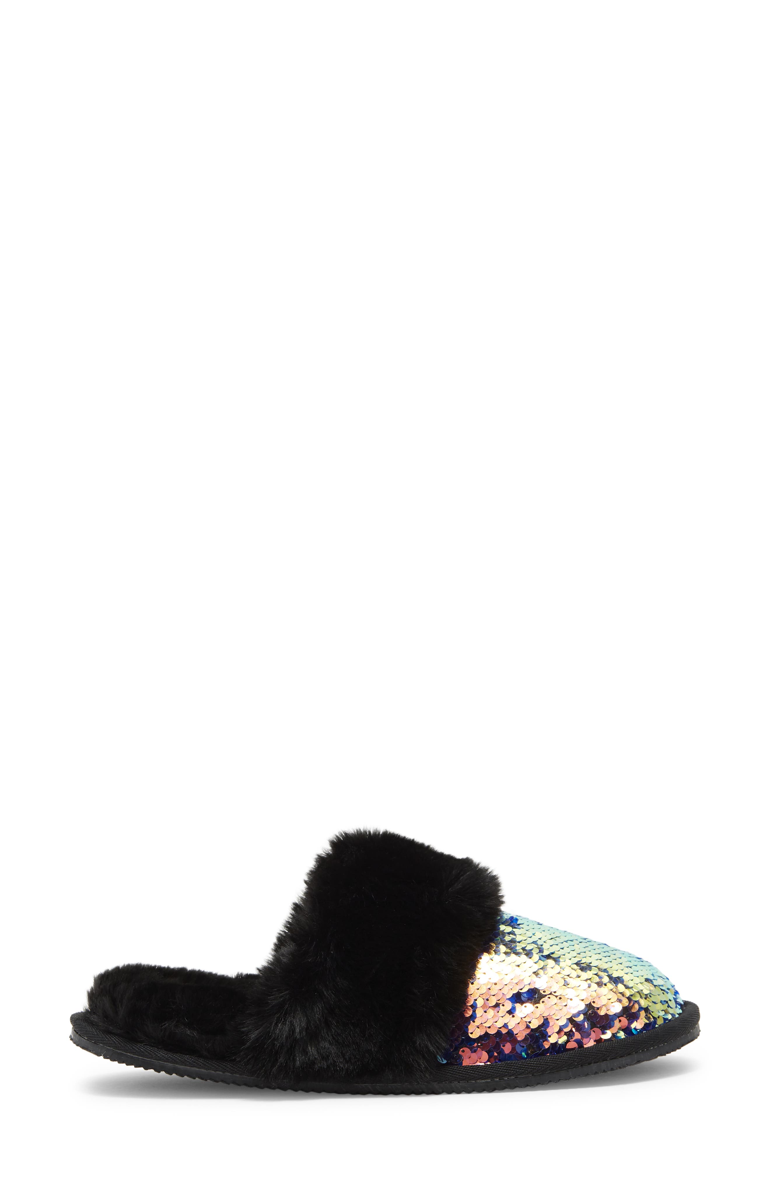Abound Isla Faux Fur Lined Sequin Scuff Slipper (Women) | Nordstromrack