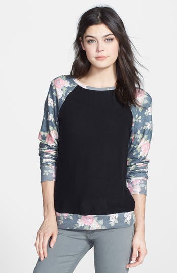Wildfox Rose Sleeve Pullover | Nordstrom