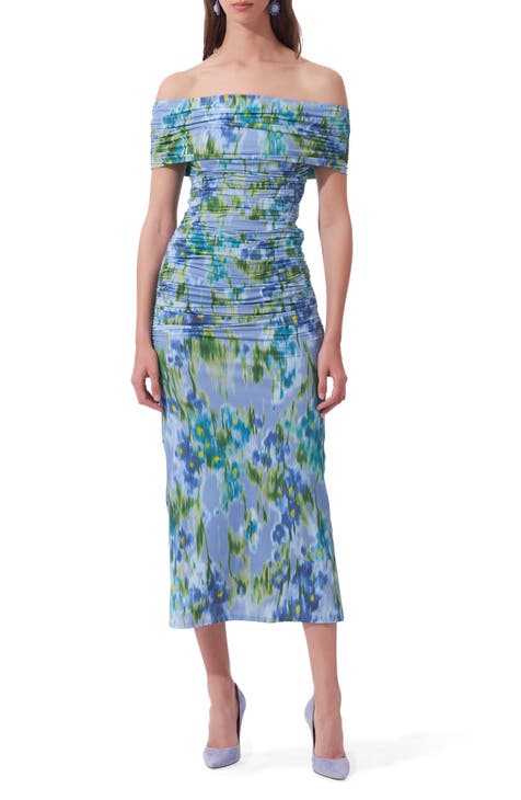 Women's Blue Midi Dresses | Nordstrom