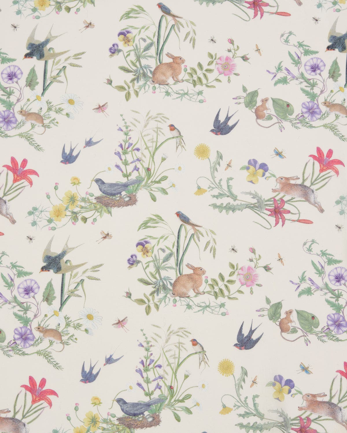 Fable England Bunny Toile Lightweight Scarf | Nordstrom