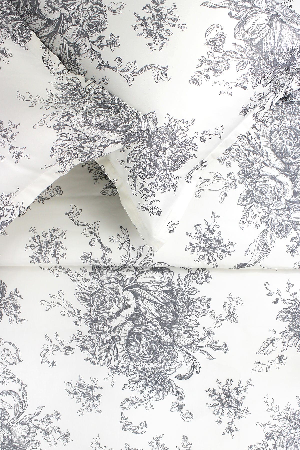 MELANGE HOME 400 Thread Count Cotton Toile Duvet Set | Nordstromrack