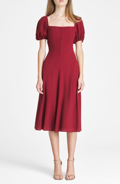 Women's Red Midi Dresses | Nordstrom