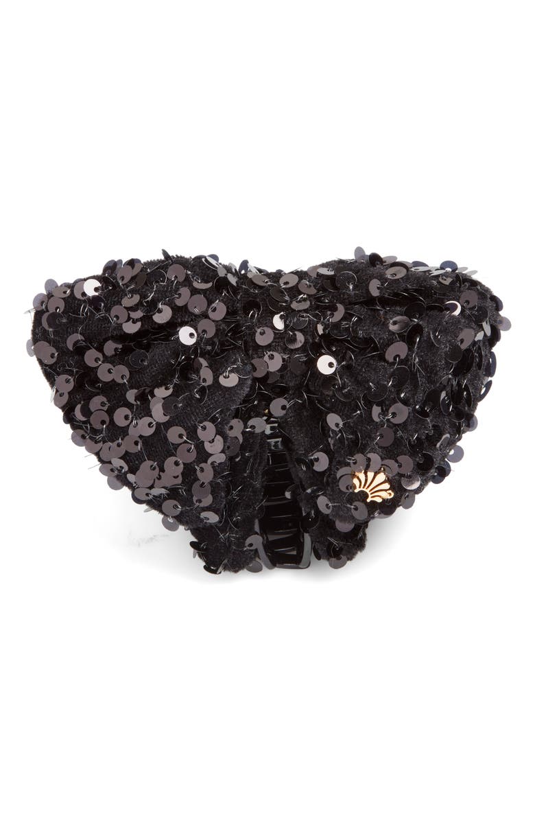 Lele Sadoughi Simone Sequin Bow Claw Hair Clip | Nordstrom