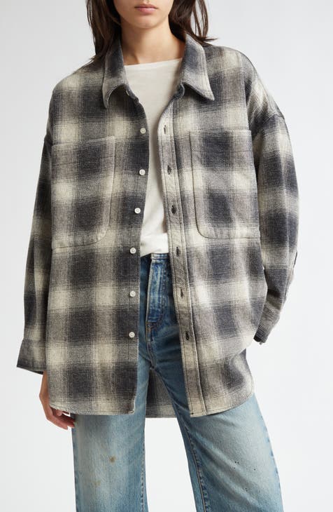 Women's Grey Flannel Shirts | Nordstrom