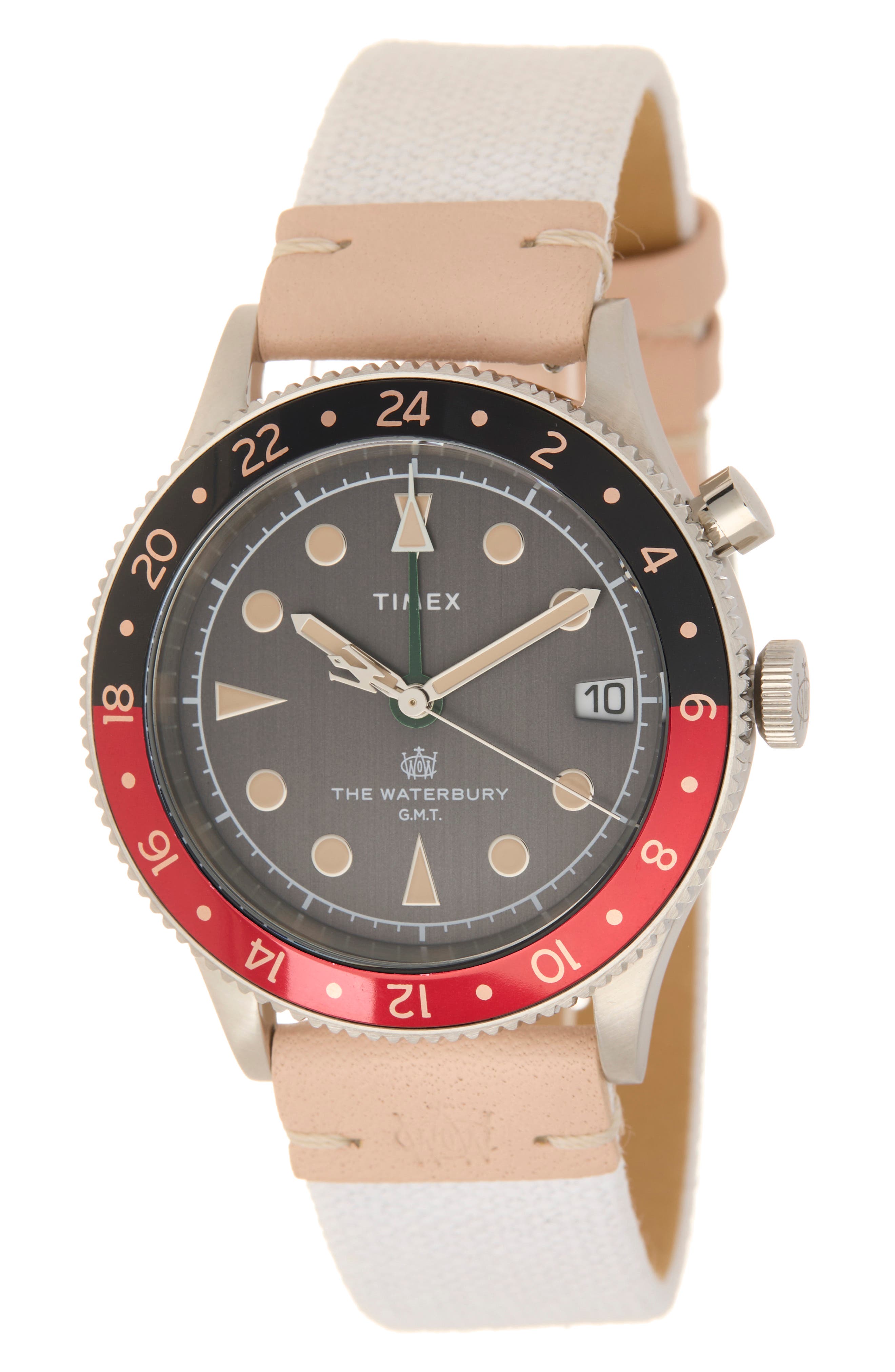 Timex® Waterbury Traditional GMT Quartz Watch, 39mm | Nordstromrack