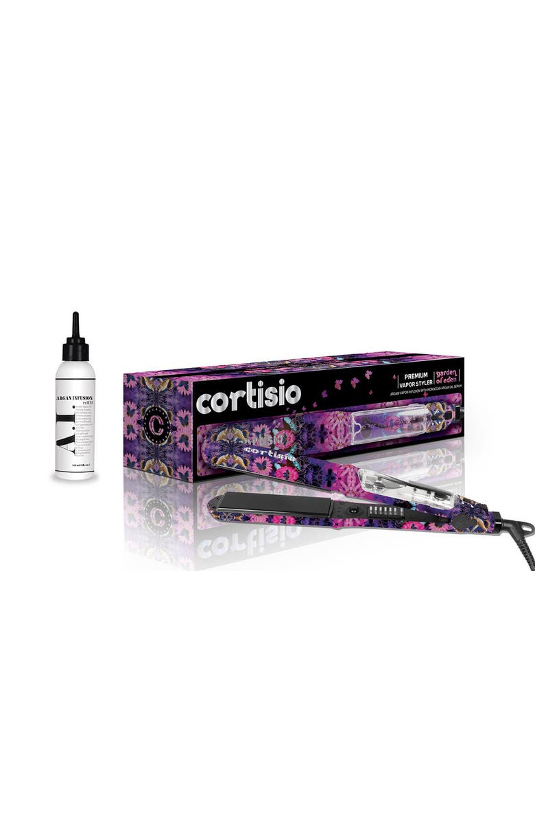 CORTEX BEAUTY Garden of Eden 1.5" Vapor Iron with Repairing Argan Oil ...