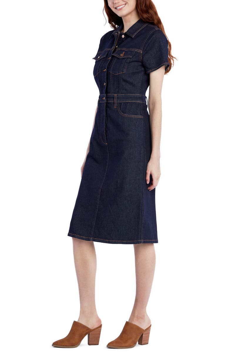 Wash Lab Denim Emma Denim Shirtdress | Nordstromrack