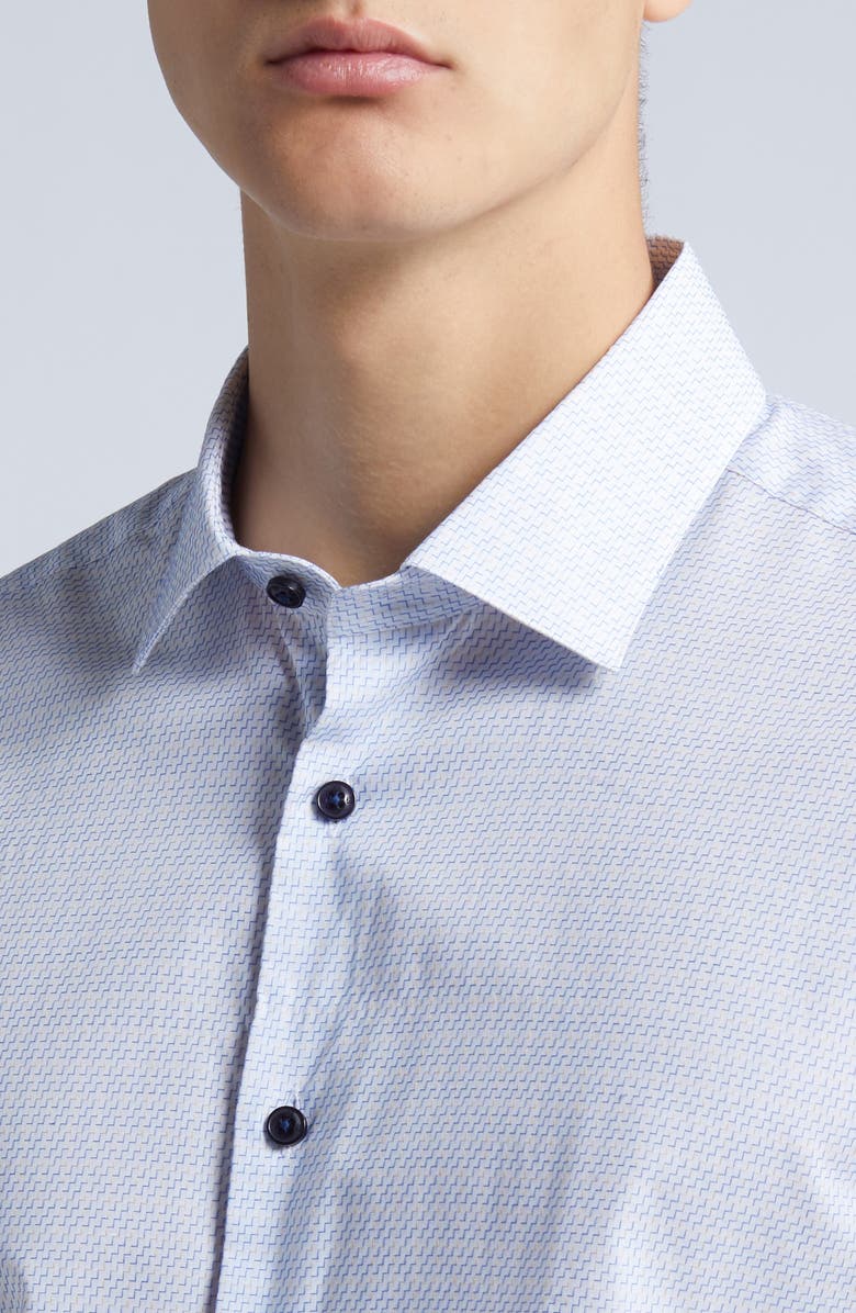 Scott Barber Dobby Micropattern Textured Button-Up Shirt | Nordstromrack