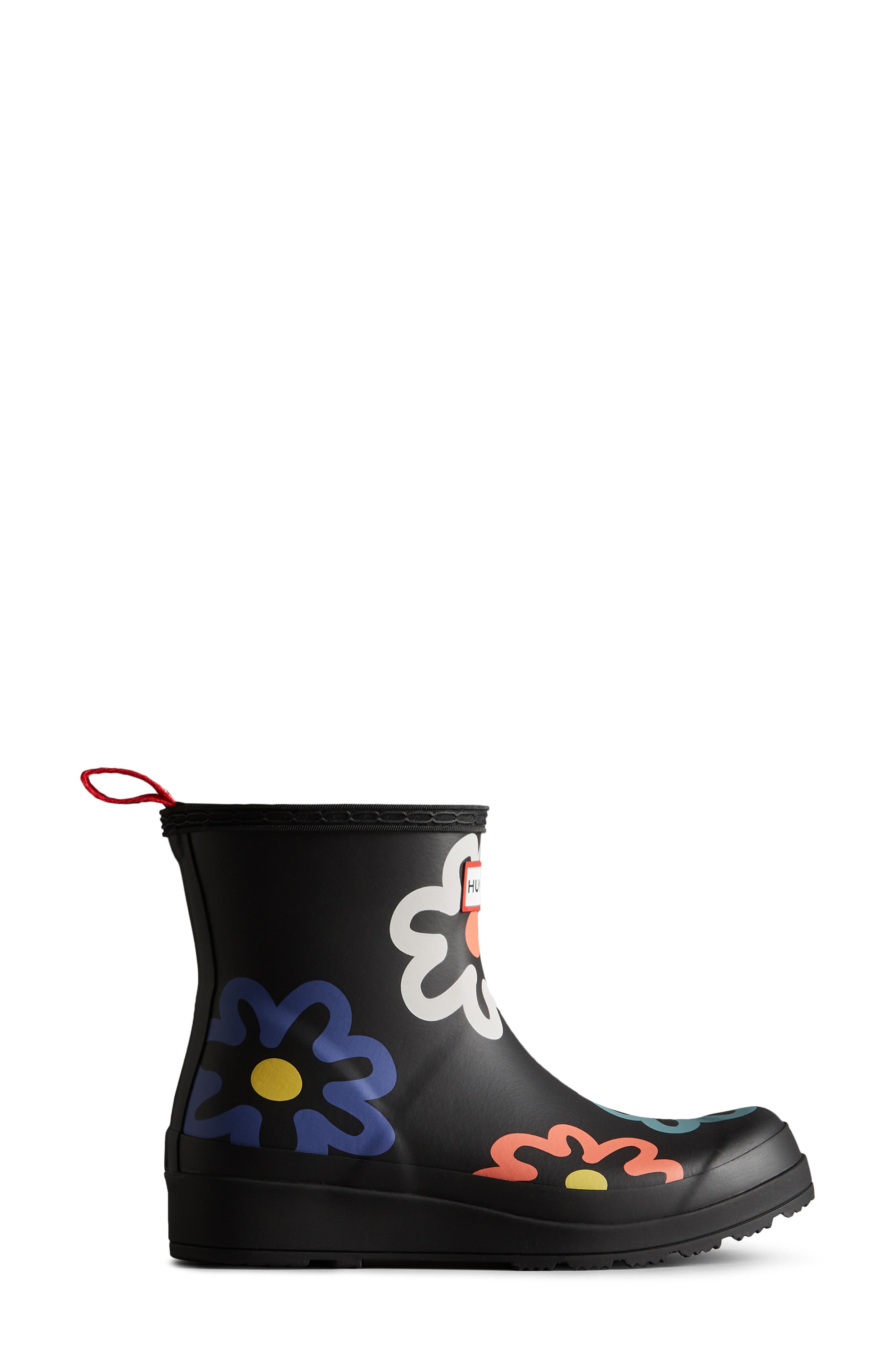 Hunter Play Short Flower Pop Waterproof Short Rain Boot (Women ...